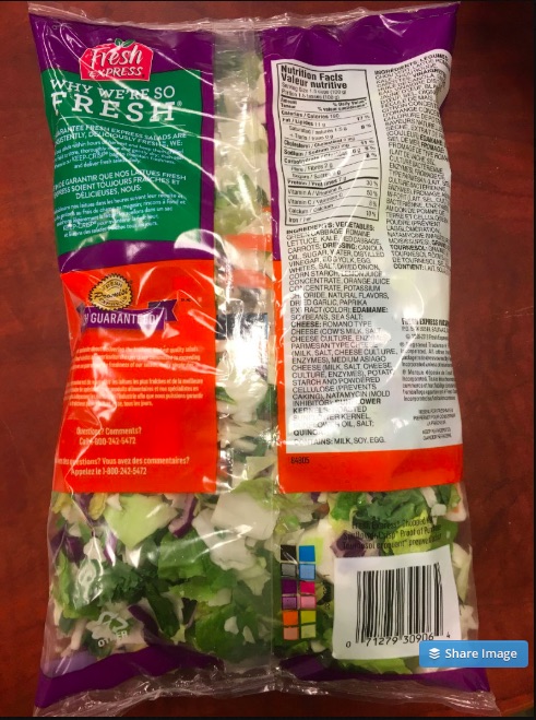 Add titleFresh Express Salad E. coli Recall and Outbreak in Canada